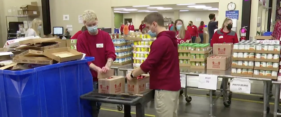 Target employees volunteer day of service at Omaha food bank on MLK Day ...