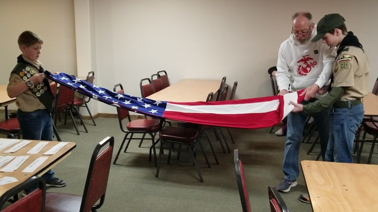 American Flags being prepared for return to their owners - SOUTHEAST ...