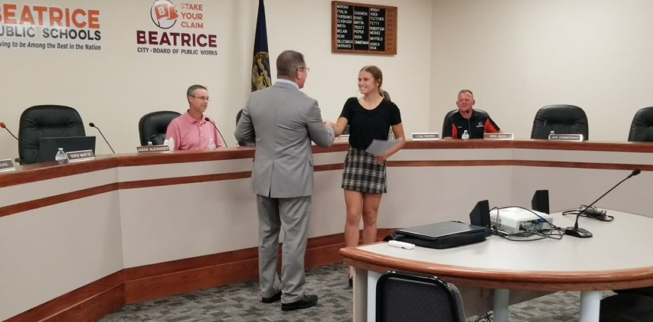 Beatrice School Board welcomes new student member - CENTRAL - NEWS ...