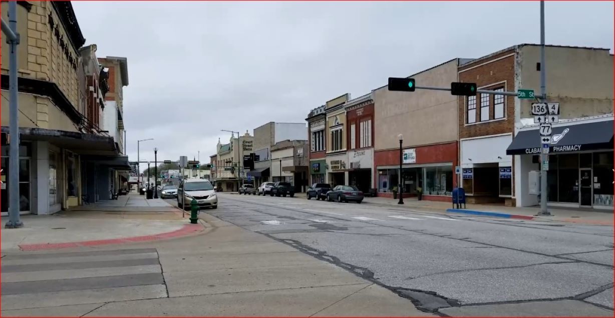 Business starts, slower this past fiscal year....for downtown Beatrice ...