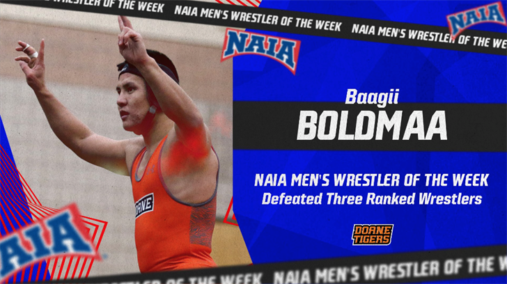 Doane's Boldmaa earns GPAC, NAIA wrestler of the week honors ...