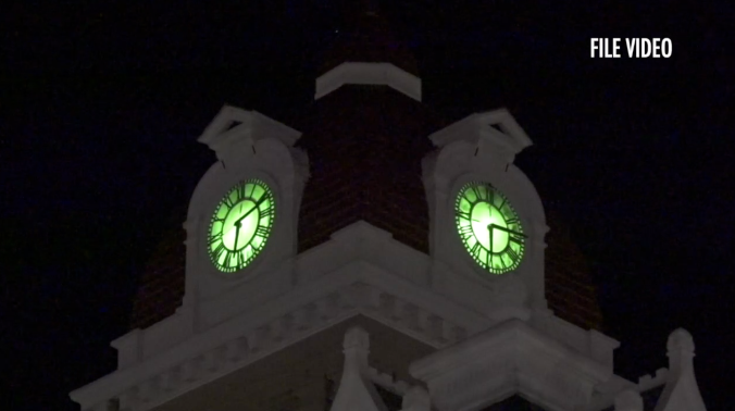 Commissioners approve idea from public to change clock tower light for ...