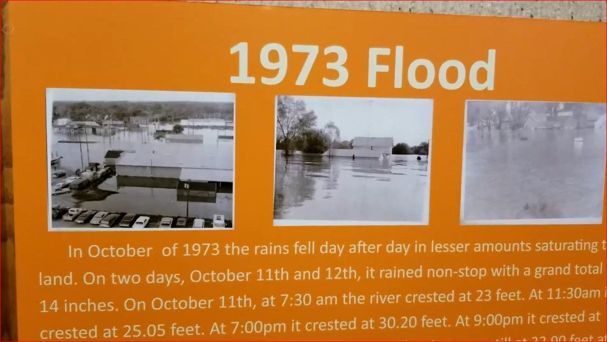 History of flooding on the Big Blue River, at Gage County Museum ...