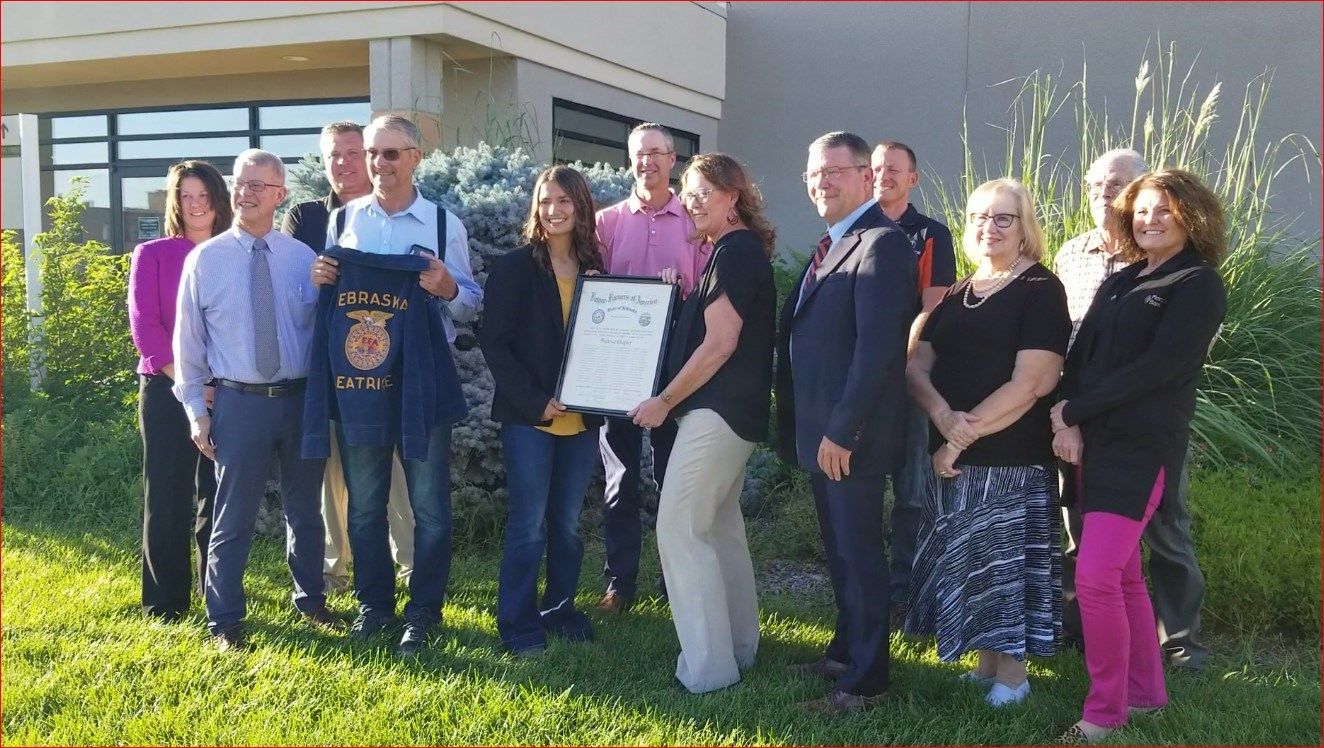 National FFA Chapter resuming, at Beatrice Public Schools - SOUTHEAST ...