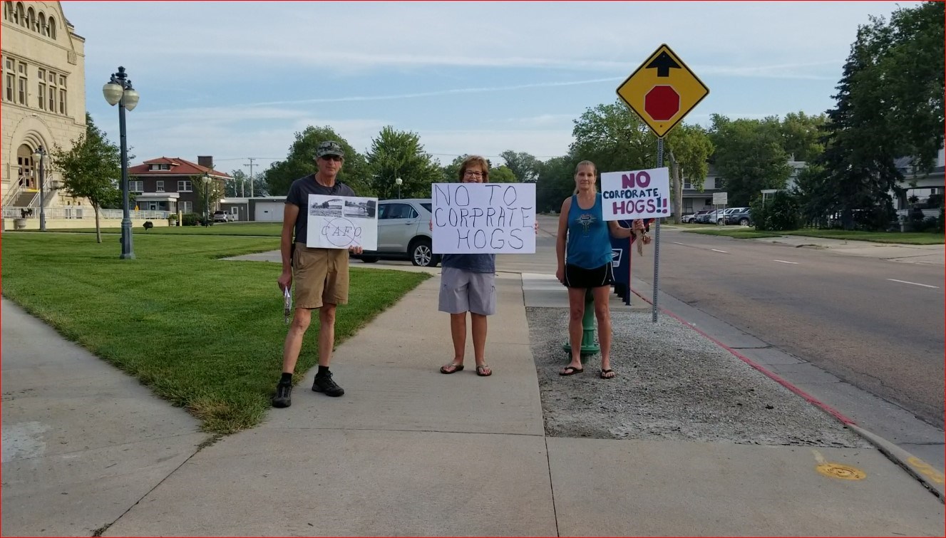 Another battle over large confinement operations, coming up in Gage ...