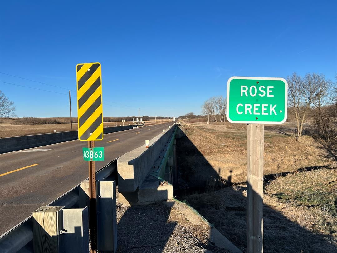 Nebraska Highway 8 bridge nearing start, in Jefferson County ...